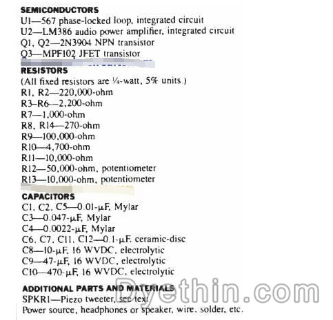 Simple and Useful Ultrasonic Transmitter and Receiver Circuit - Dyethin
