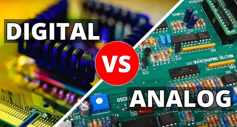 The difference and application of analog electronics and digital ...