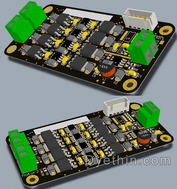 Design of High Current H-Bridge Motor Drive Circuit - Dyethin