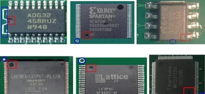 Polarity identification methods for various electronic components - Dyethin