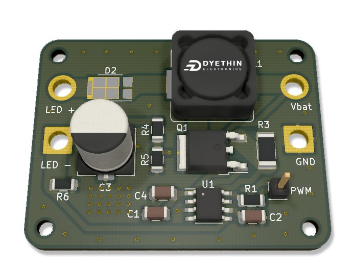 Troubleshooting of high power LED driver circuit - Dyethin