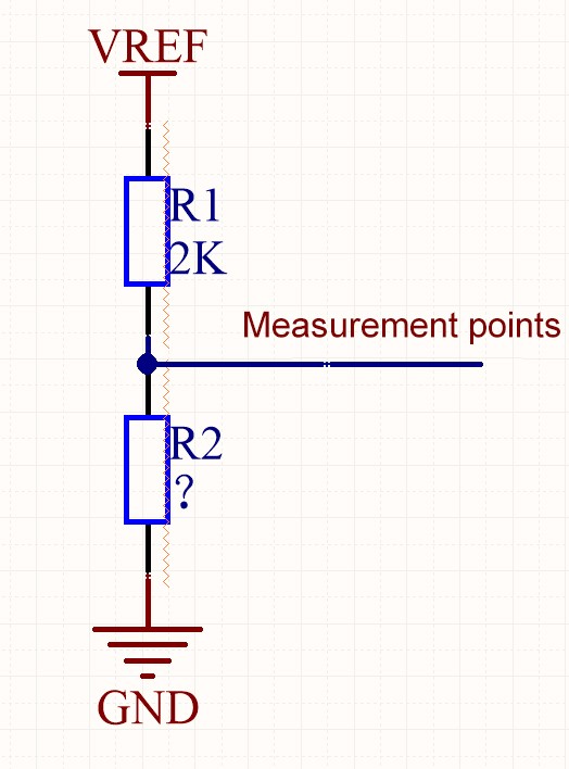 Accurately measure resistor value using ADC - Dyethin